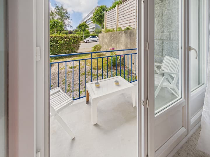 100 M De La Mer - Appartement Pour 4 Avec Terrasse - Loctudy