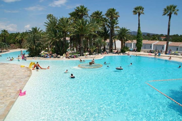 Mobil-home Climatisé Camping 5* La Baume/palmeraie - Fréjus