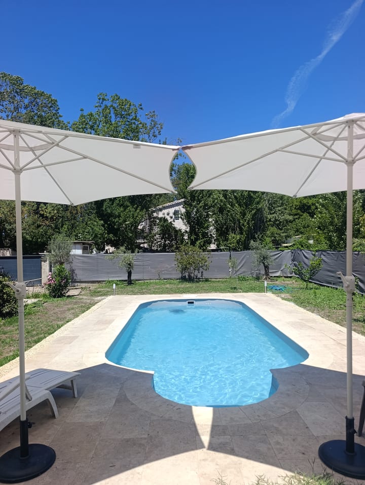 Rez De Maison 3 Ch, Piscine Privée, Proche Cannes - La Roquette-sur-Siagne