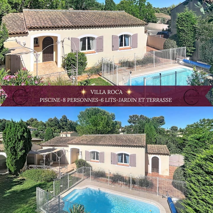 Villa Roca - Piscine | 8 Personnes | 3 Ch | Jardin - Salon-de-Provence