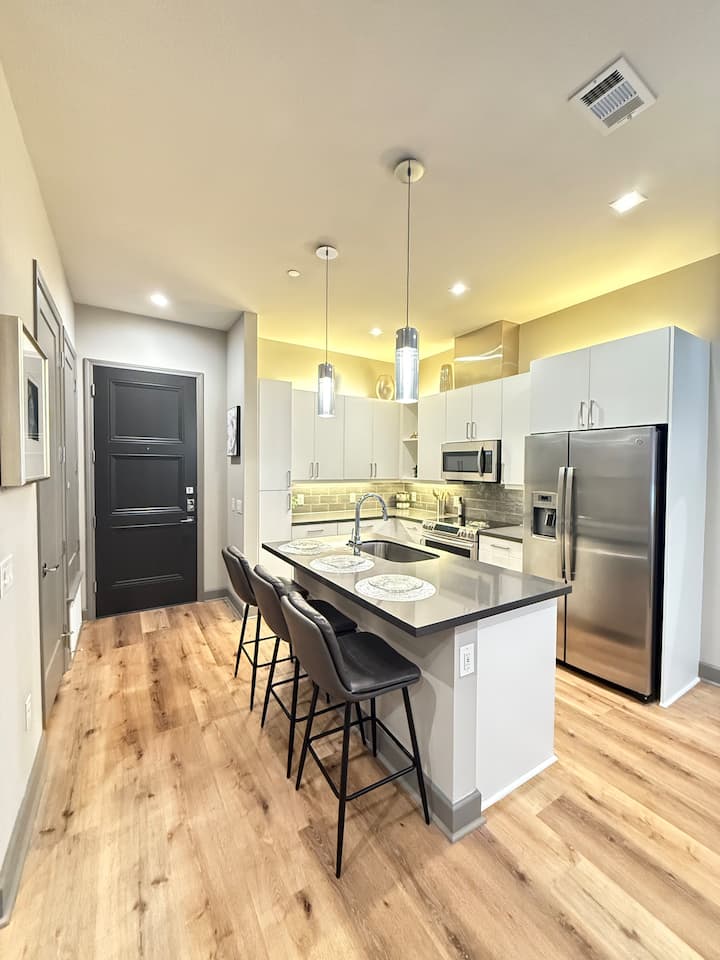 Entire Modern Unit + Skyline Views + Free Parking - Dallas, TX