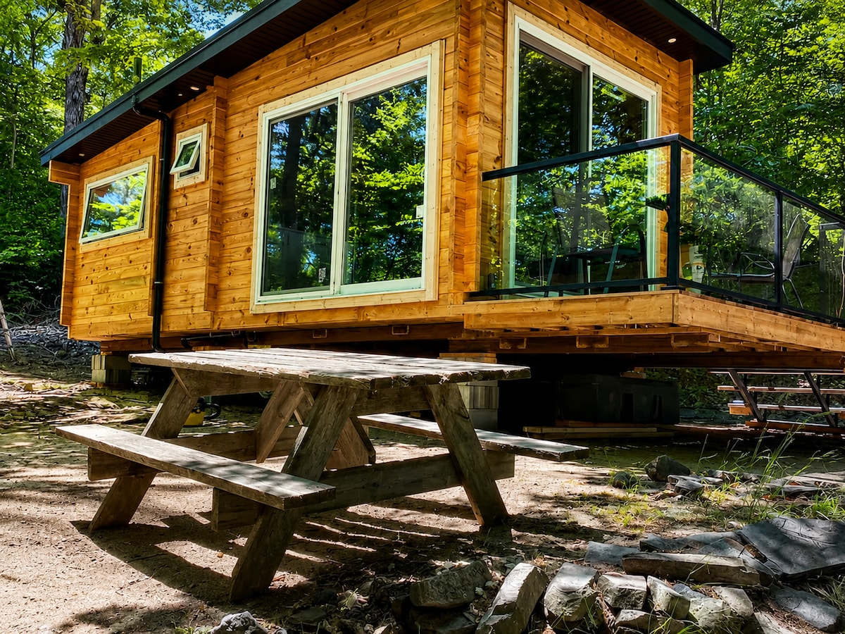 Cabane roulotte confortable en bois (10,6) - Maisons à louer à Parry ...