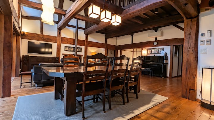Restored 1880s Kominka. Open Views. 5 Min To Goryu - 오마치시