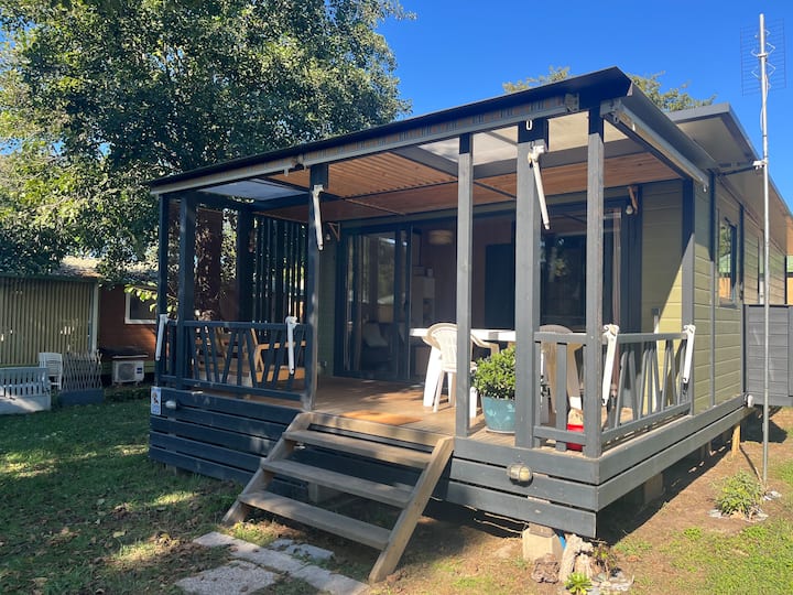 Bungalow Récent Dans Camping à 300 M De La Plage - Korsika