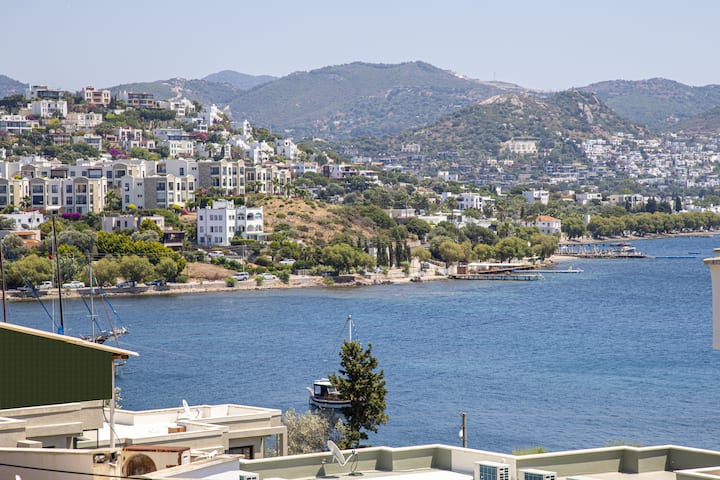 Cozy Duplex With Fascinating View In Yalikavak - Gündoğan