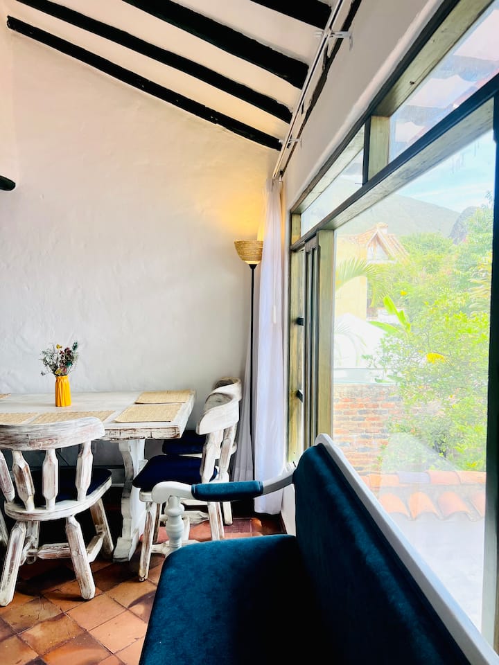 Apt+ Una Cuadra De La Plaza+internet - Villa de Leyva