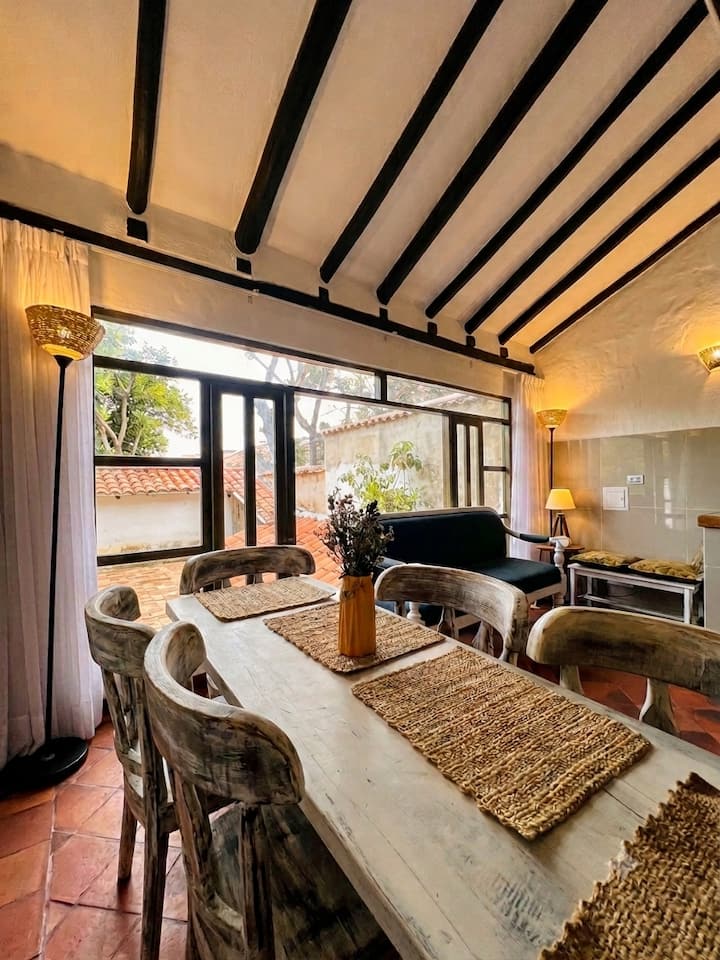 Apt+ Una Cuadra De La Plaza+internet - Villa de Leyva