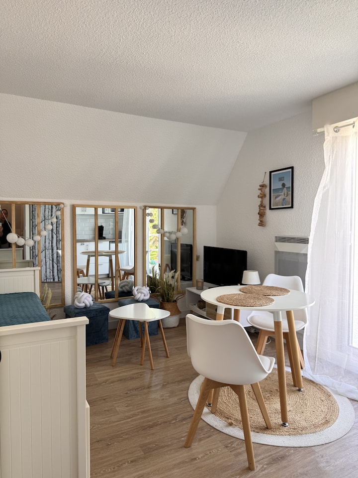 Studio Lumineux 2 Pers - Plage à Proximité - Tourgéville