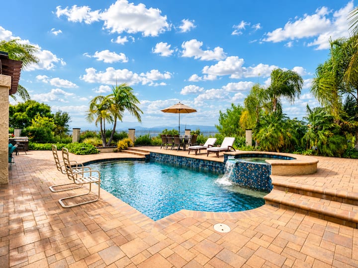 Luxury Pool Villa In South Hills |4br |3ba |6beds - San Dimas, CA