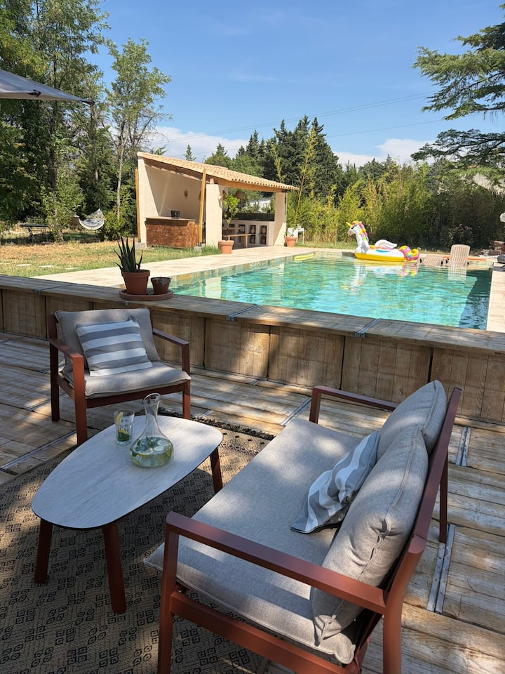 Vacances Provence Piscine Privative - Pétanque - Carpentras
