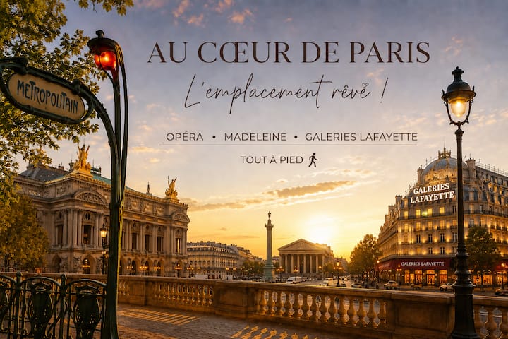 Exceptional 7br Opéra, Madeleine & Galeries - Aubervilliers