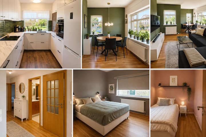 Bright & Spacious 2br Apt. With Private Parking - Reykjavík