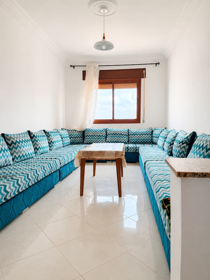 Appartement Familial à 5 Min De La Plage - Oued Laou