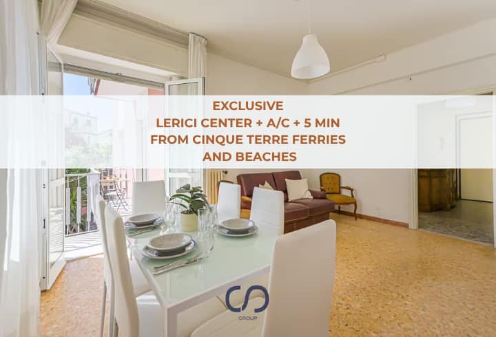 Central 5 Ppl Apt Close To The Beach - Lerici