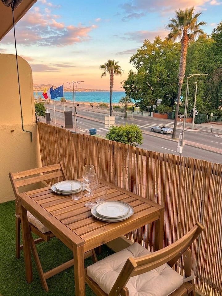 Suite Vue Mer & Terrasse  À 50m De La Plage ! - Plage des Bouches du Loup