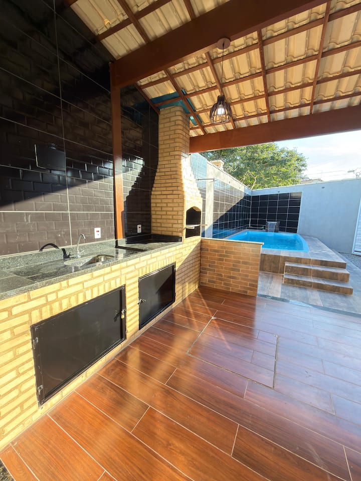 Casa Com Piscina E Area Gourmet,5 Minuto Da Praia - Cabo Frio