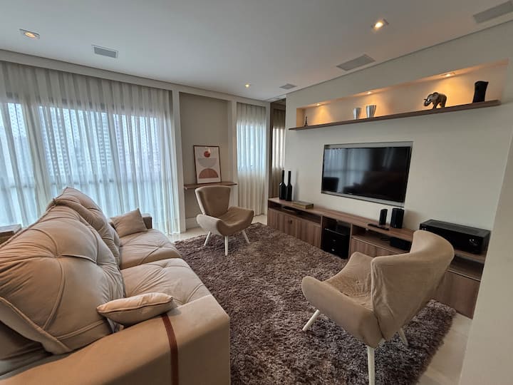 Apto No Anália Franco/4dorm/3suites/3vagas - São Paulo