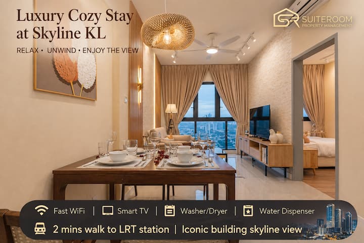 Kl Skyline Luxury Condo Doorstep Lrt Station 1r - Kuala Lumpur