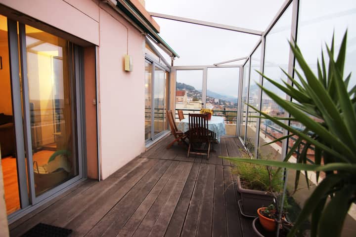 Vue Panoramique, Terrasses Et Parking Privé - Grasse