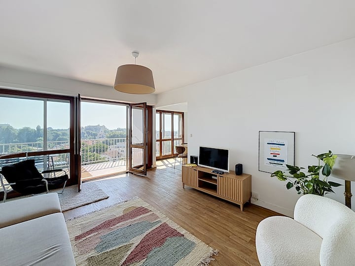 Grand Appartement Dernier éTage Vue Océan Montagne - Arcangues
