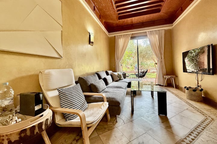 2 Br Garden Apartment In Palmeraie With Terrace - Morocco