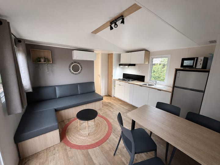 Mobil Home  De 2026 Avec Terrasse Xxl - Les Arcs