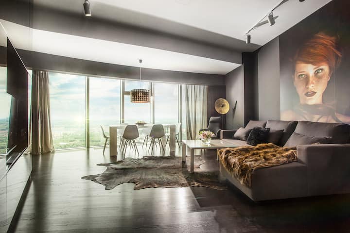 Apartament Z Dwiema Sypialniami Na 47 Piętrze - Wrocław
