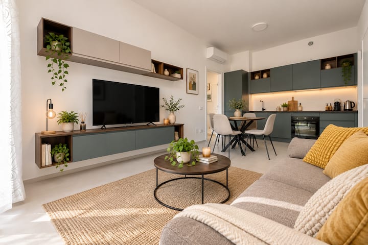 Design Apt Fiumicino | 3 Guests | Private Parking - Fiumicino