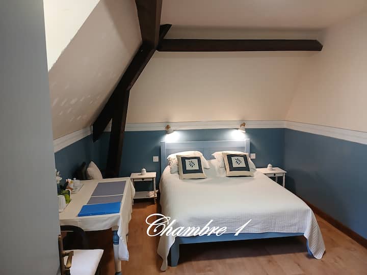 Le Manoir Du Tertre - Chambre 1 - Montreuil-sur-Mer