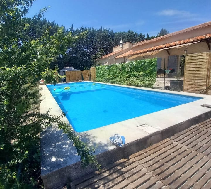 Maison Vers Aix En Pce Grande Piscine - Rognac