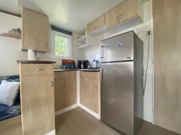 Mobil Home Avec Terrasse Couverte Aux Mathes - Les Mathes