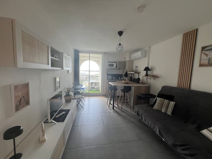 Studio Bord De Mer Avec Vue - Mauguio