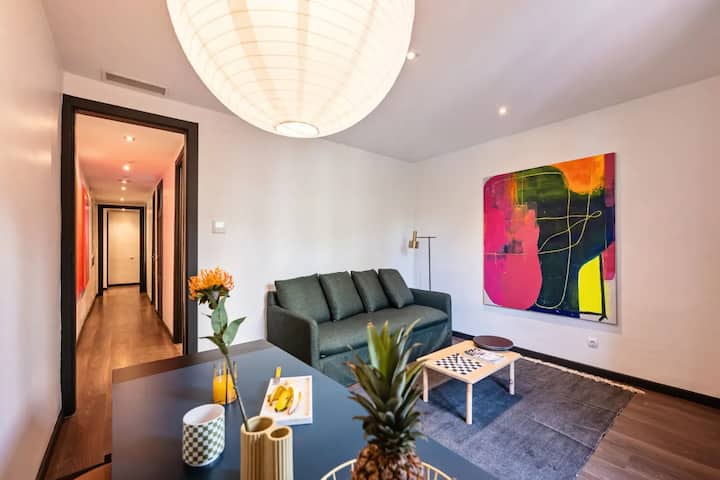 Bright 3br Apartment  7 Ppl  Near Plaza Espanya - Barcellona