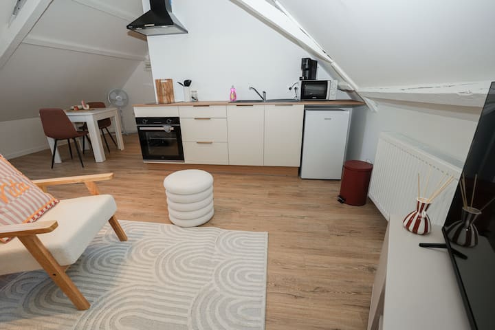 Studio à 2 Min De La Gare - Parking Gratuit - Laval, France