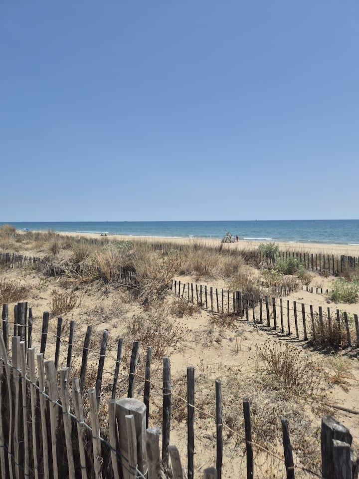 Appartement Climatisé.
Accès Direct à La Plage - Marseillan
