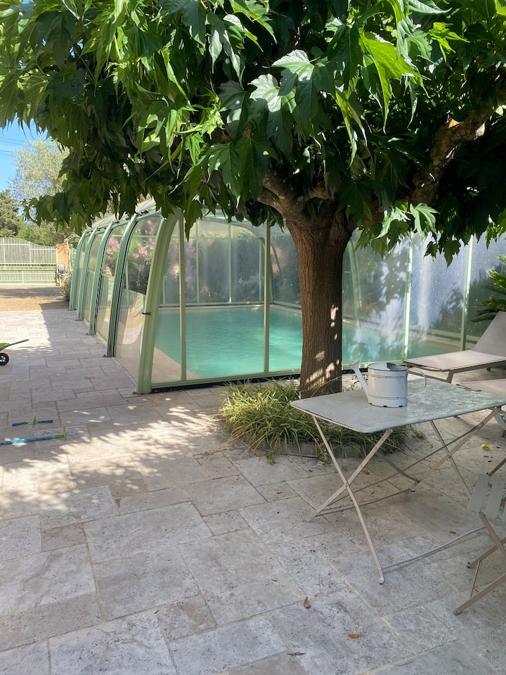 Villa Avec Piscine, Pool House 5mins Plage Et Mer - Hyères