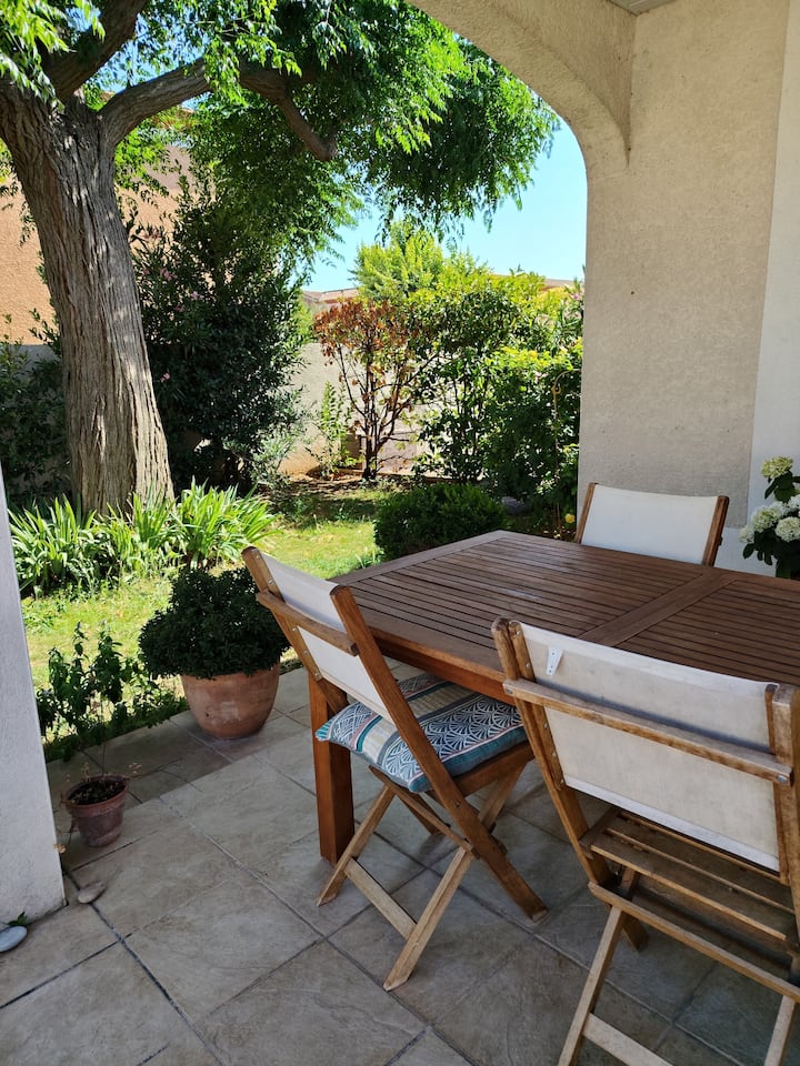 Charmante Maison Climatisée Avec Jardin Et Parking - Vendargues
