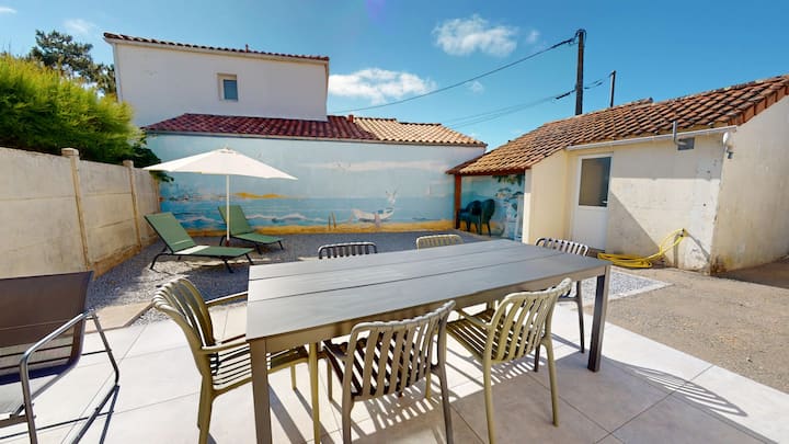 Ty Braz, Maison Avec Jardin & Pétanque, 800m Plage - Bretignolles-sur-Mer