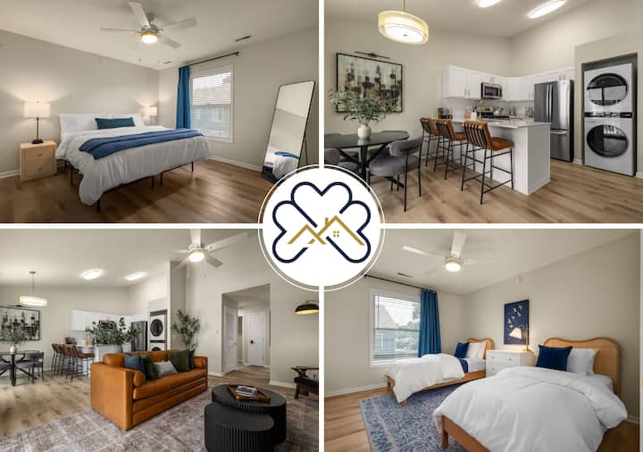 Luxury 2br/2ba Condo |Walk To Nd| Private Balcony - Notre Dame, IN