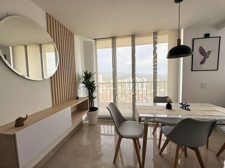 Magnificent Apartment In Cañaveral Next To Foscal - Floridablanca