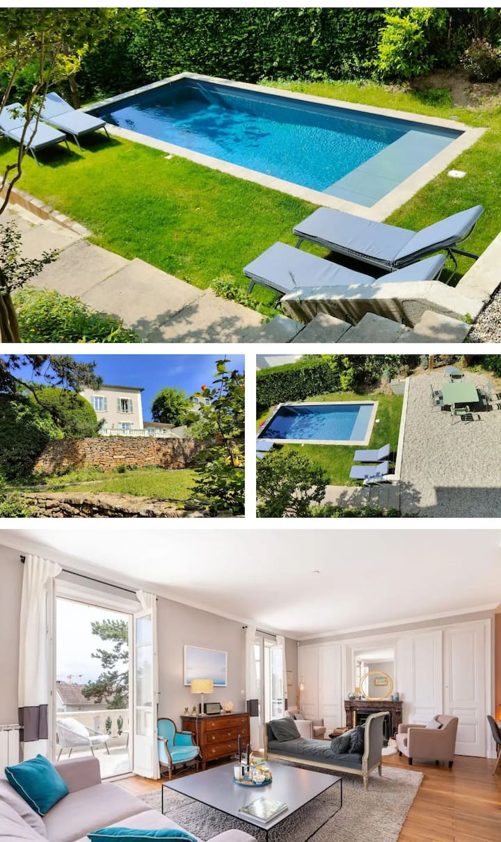 Maison Familiale - Piscine - Lyon