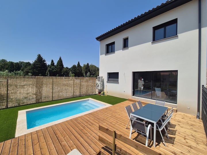 Villa Avec Piscine Privé Proche Plage&collioure - Canet-en-Roussillon