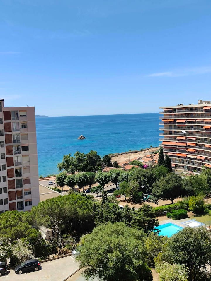 Appartement Vue Mer, Calme Et Confortable - 꼬르스