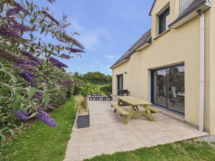 Maison Avec Grand Jardin Et Plancha - 8 Pers - Auray