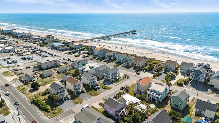 Oceanview, Beach Access, Pets, Walk To Town - Surf City, NC