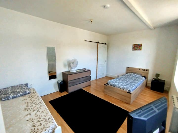 Chambre Avec Deux Lits - Castelsarrasin
