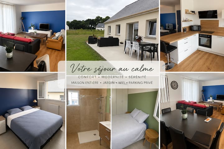 Maison 6 Pers. Avec Jardin Proche Perros-guirec - Trégastel