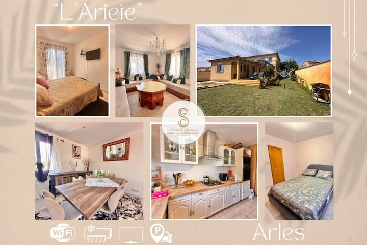 "L'ariete" Arles - Climatisation, Wifi & Parking - Bellegarde