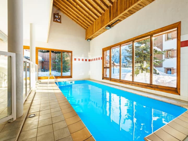 Chalet De Montagne Avec Piscine Chauffée - Samoëns