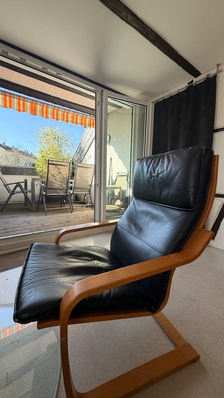 Sanierte Wohnung Mit Dachterrasse Am Schlosspark - Bad Homburg